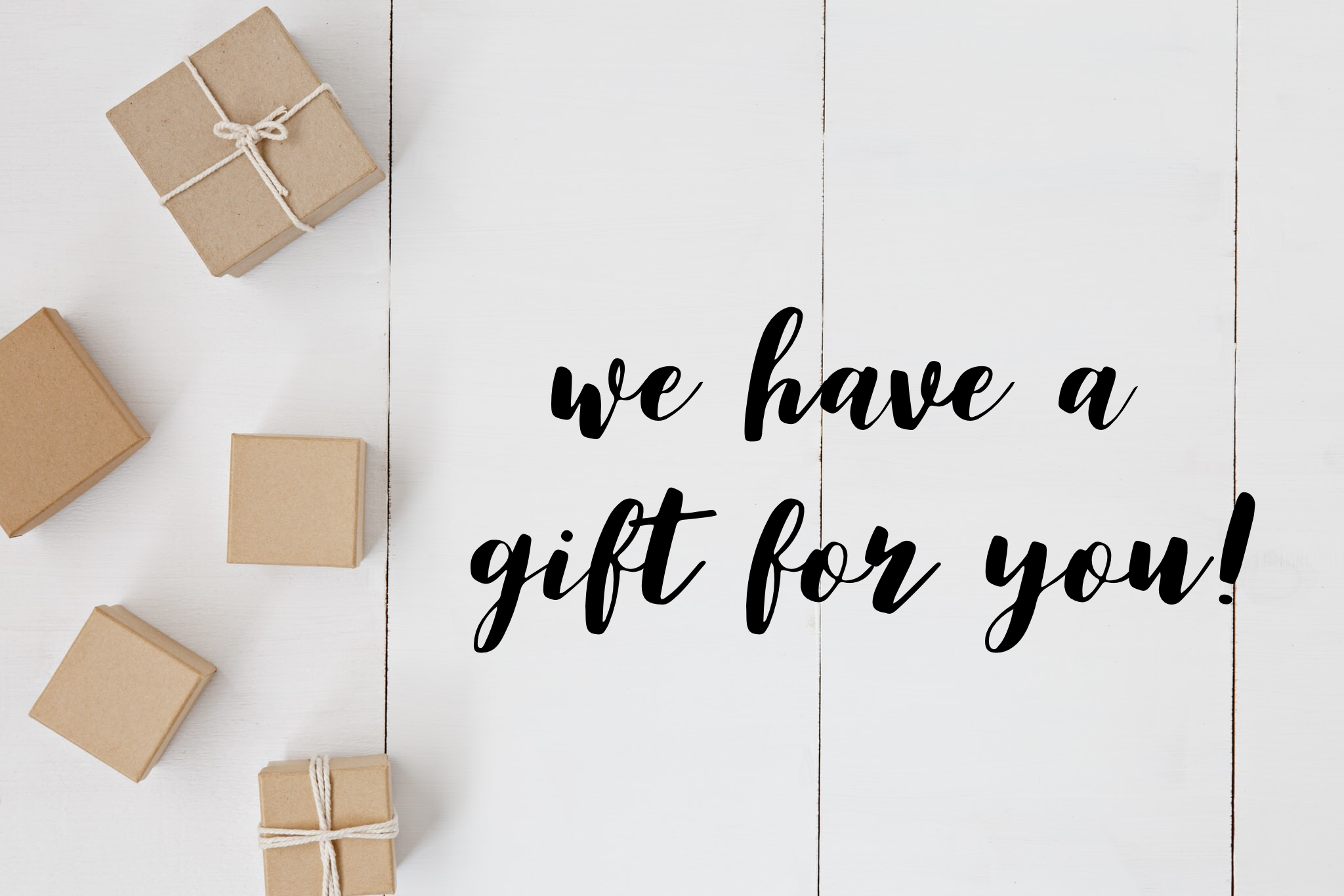 TCSH Blog - We Have A Gift For You
